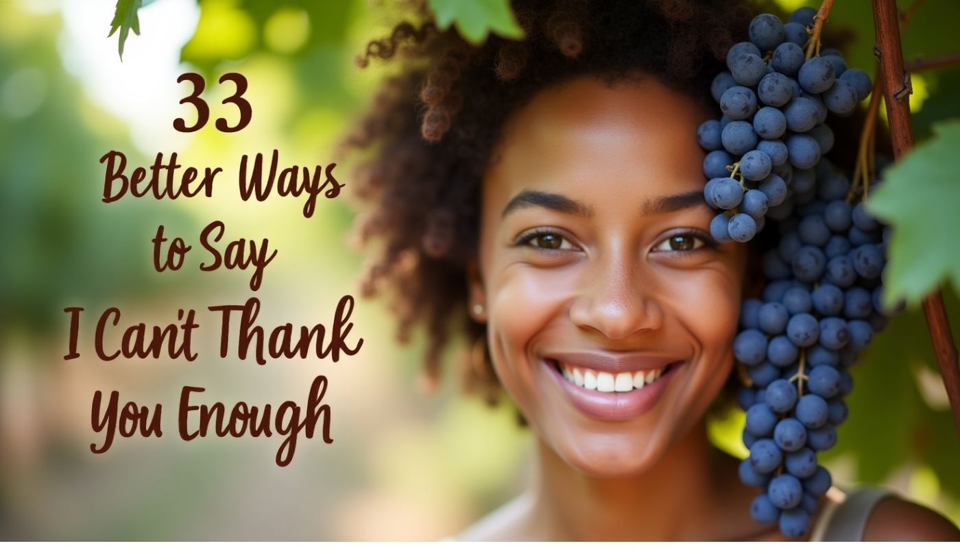 33 Better Ways to Say I Can’t Thank You Enough